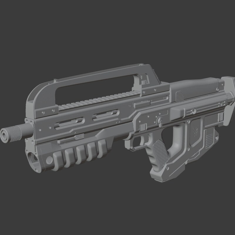 Halo Assault Rifle - Etsy