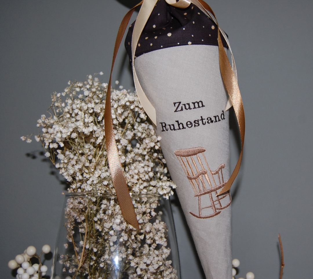 Geschenk zum Ruhestand - Rentnertüte mit Schaukelstuhl - Etsy Österreich