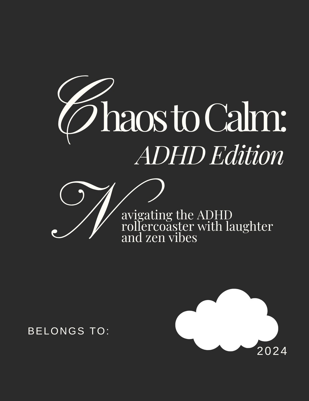 Chaos to Calm: ADHD Printable Journal and Planner to Help You With the ...