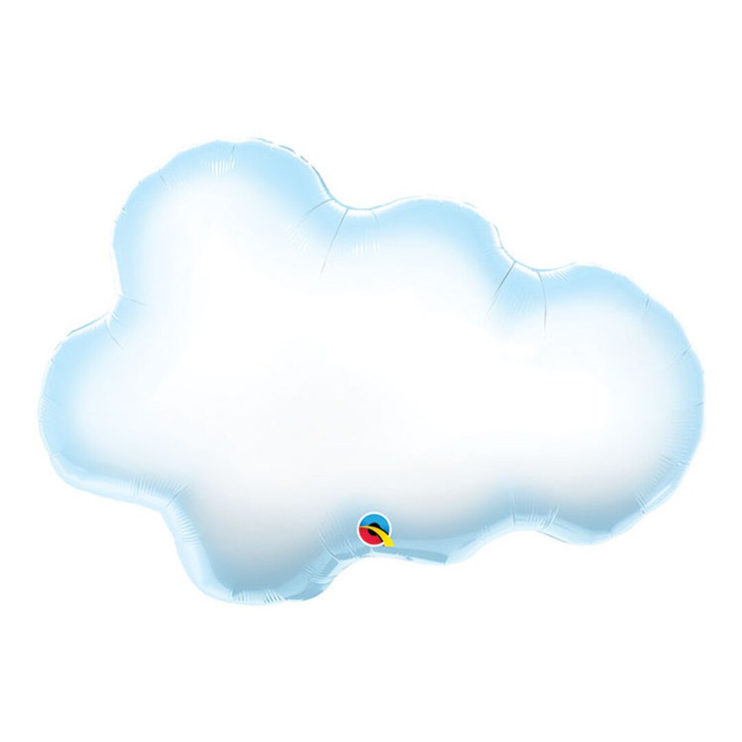 Large Puffy Cloud Balloon, Neutral Baby Shower Decorations, Baby Shower ...