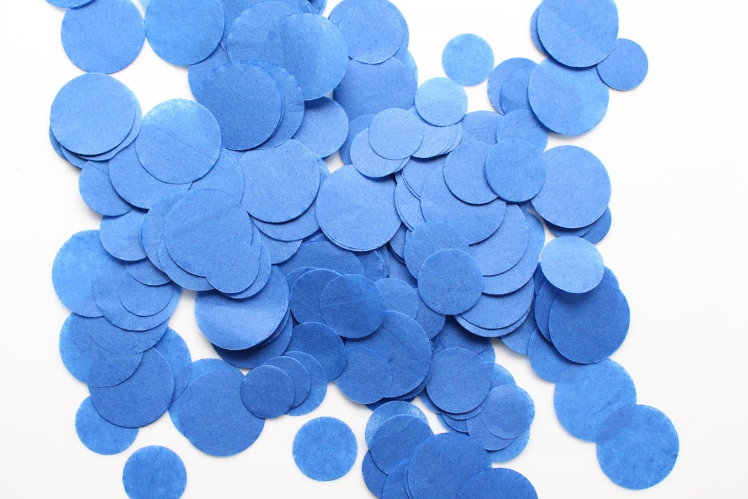 Dark Blue Confetti, Biodegradable Eco Confetti, Wedding Confetti Toss ...