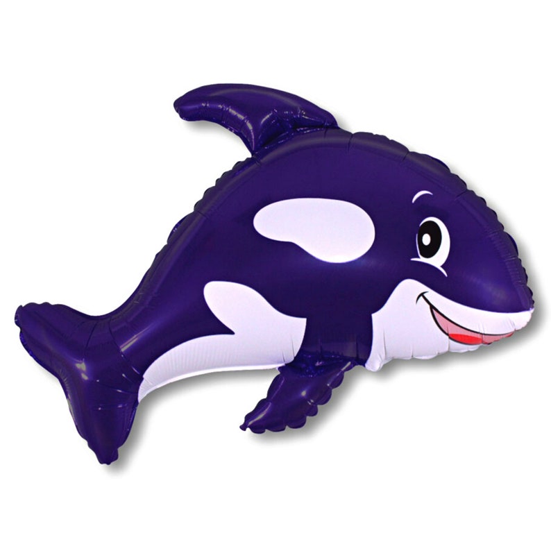 32 Friendly Whale Balloon Ocean Party Balloon - Etsy