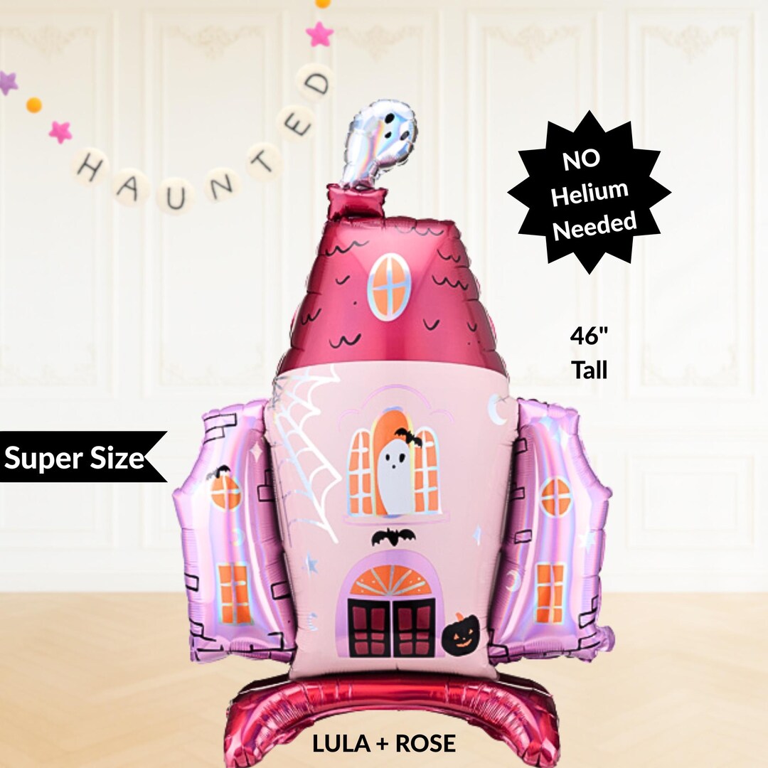 Jumbo Haunted House Balloon: Halloween Birthday Party Decoration - Etsy