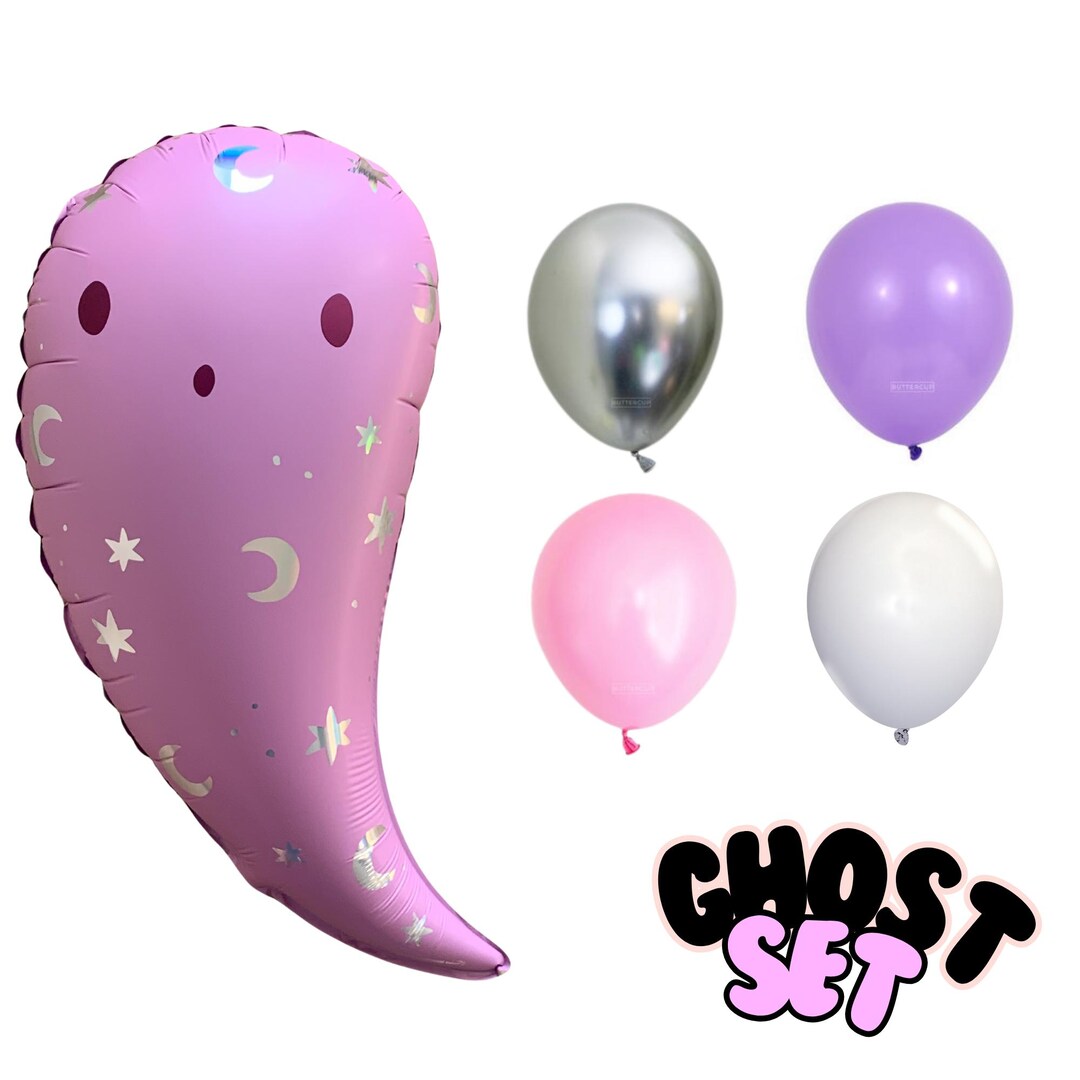 Pastel Ghost Balloon Set, Ghost Balloon Halloween Balloons Kids ...