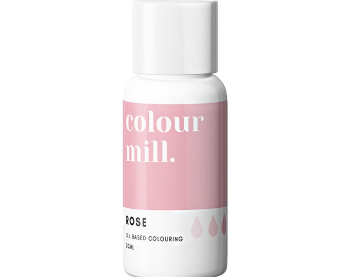 Colour Mill Rose Oil Based Food Colouring 20ml, Liquid Colors Food Dye ...