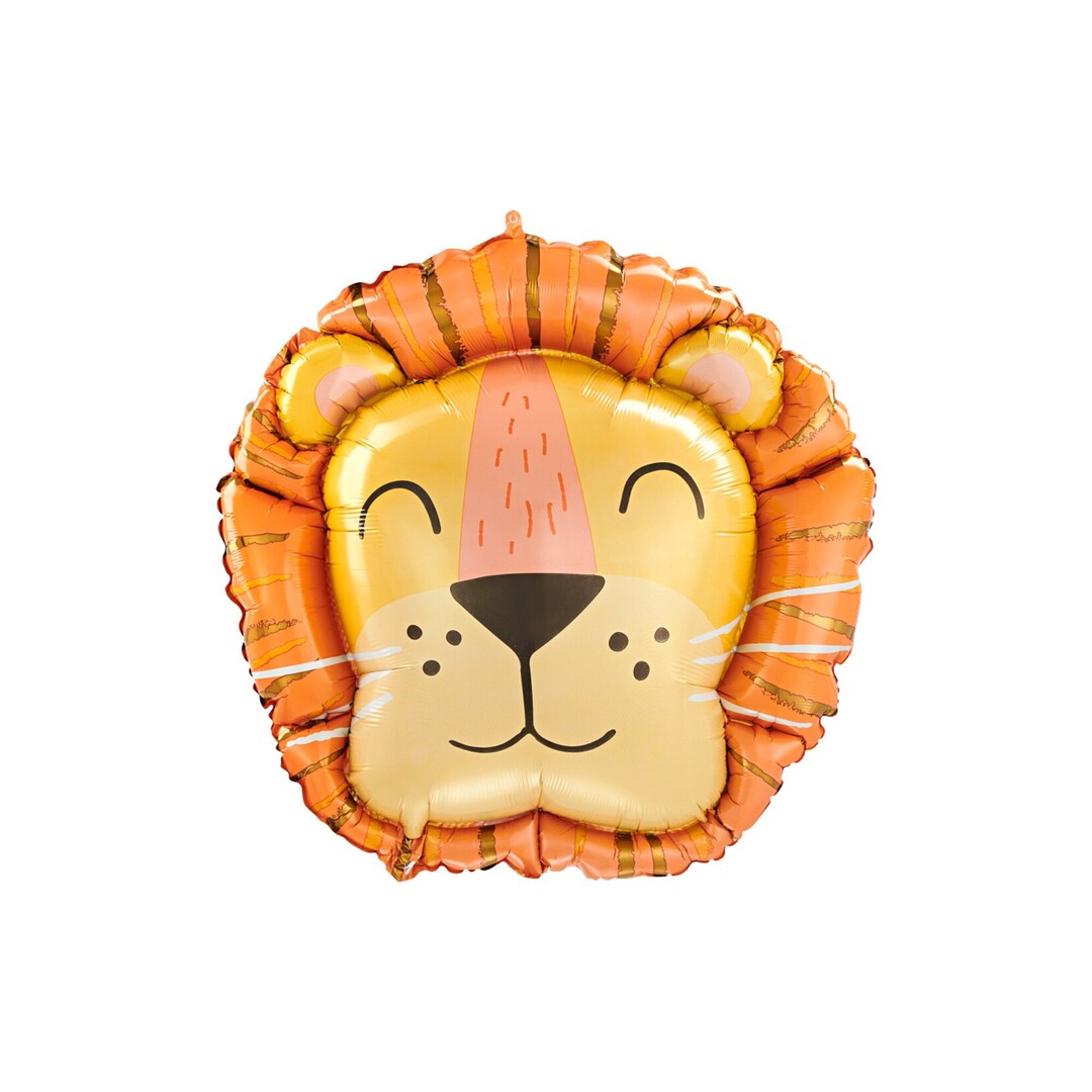 27" Safari Party Lion Balloon, Zoo Party Decorations, Kids Jungle Theme ...
