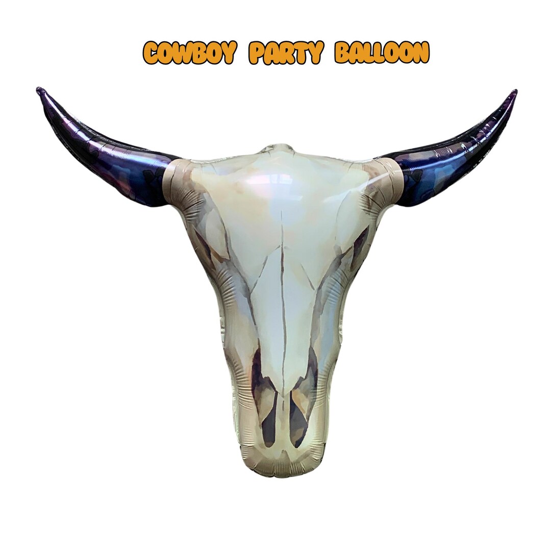Jumbo Cowboy Cowgirl Balloon, Western Birthday Party, Birthday Supply ...