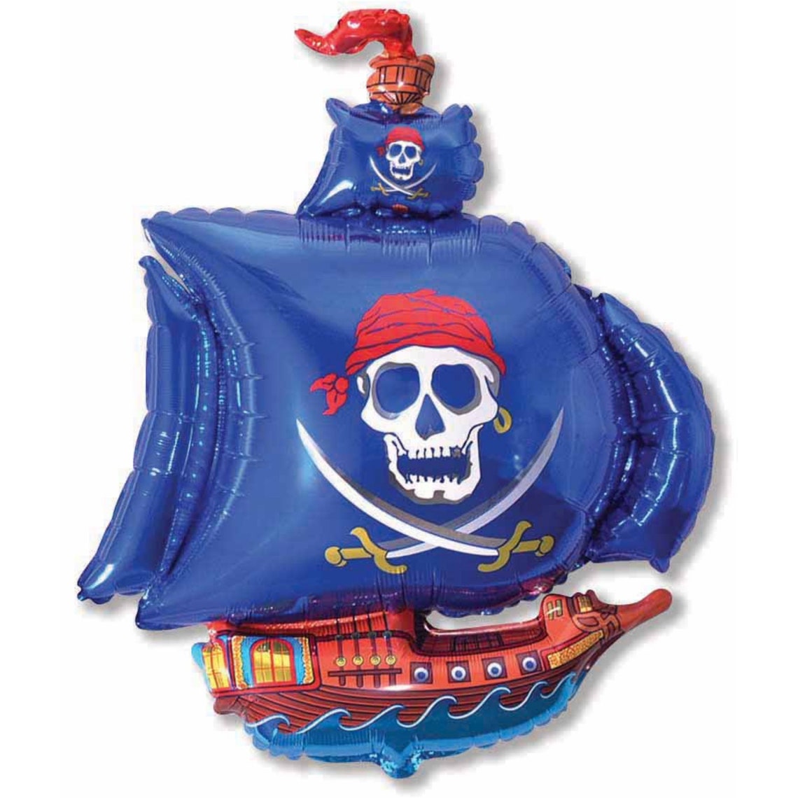 36 Blue Pirate Ship Balloon Pirate Birthday Party Kids | Etsy