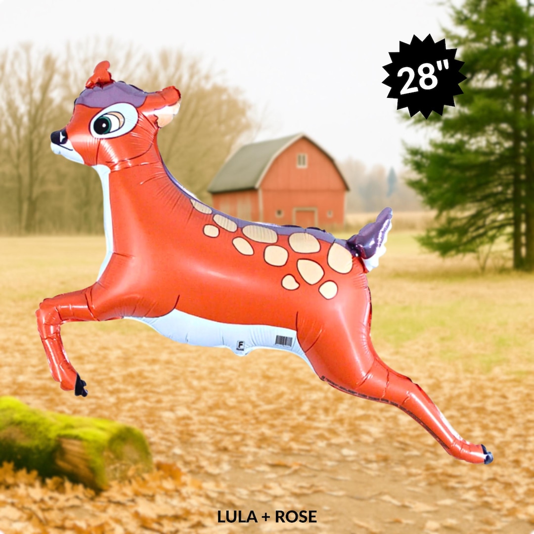 Woodland Deer Balloon Forest Theme Birthday Party Baby Shower ...