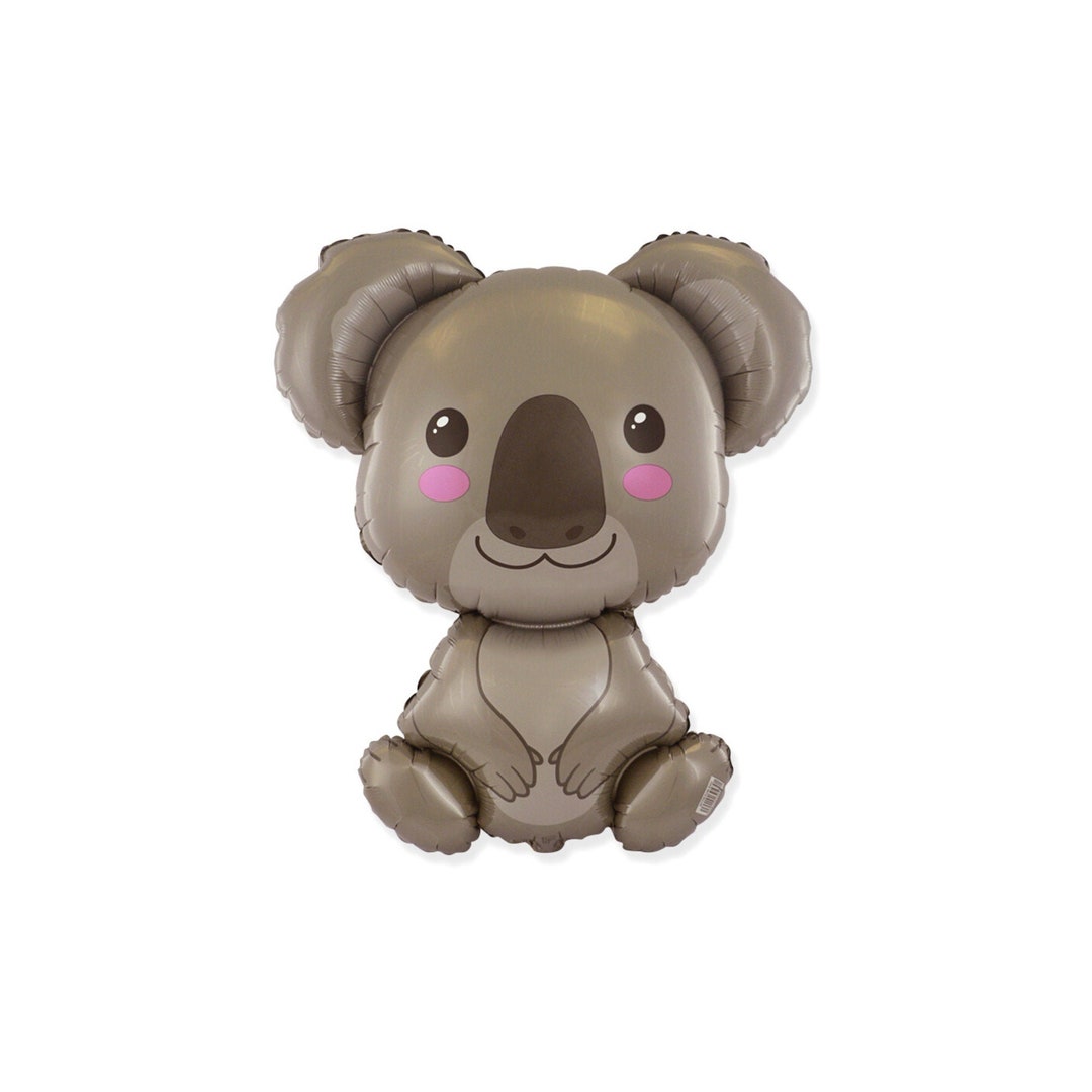33" Jumbo Koala Bear Balloon, Koala Baby Shower, Zoo Birthday Party ...