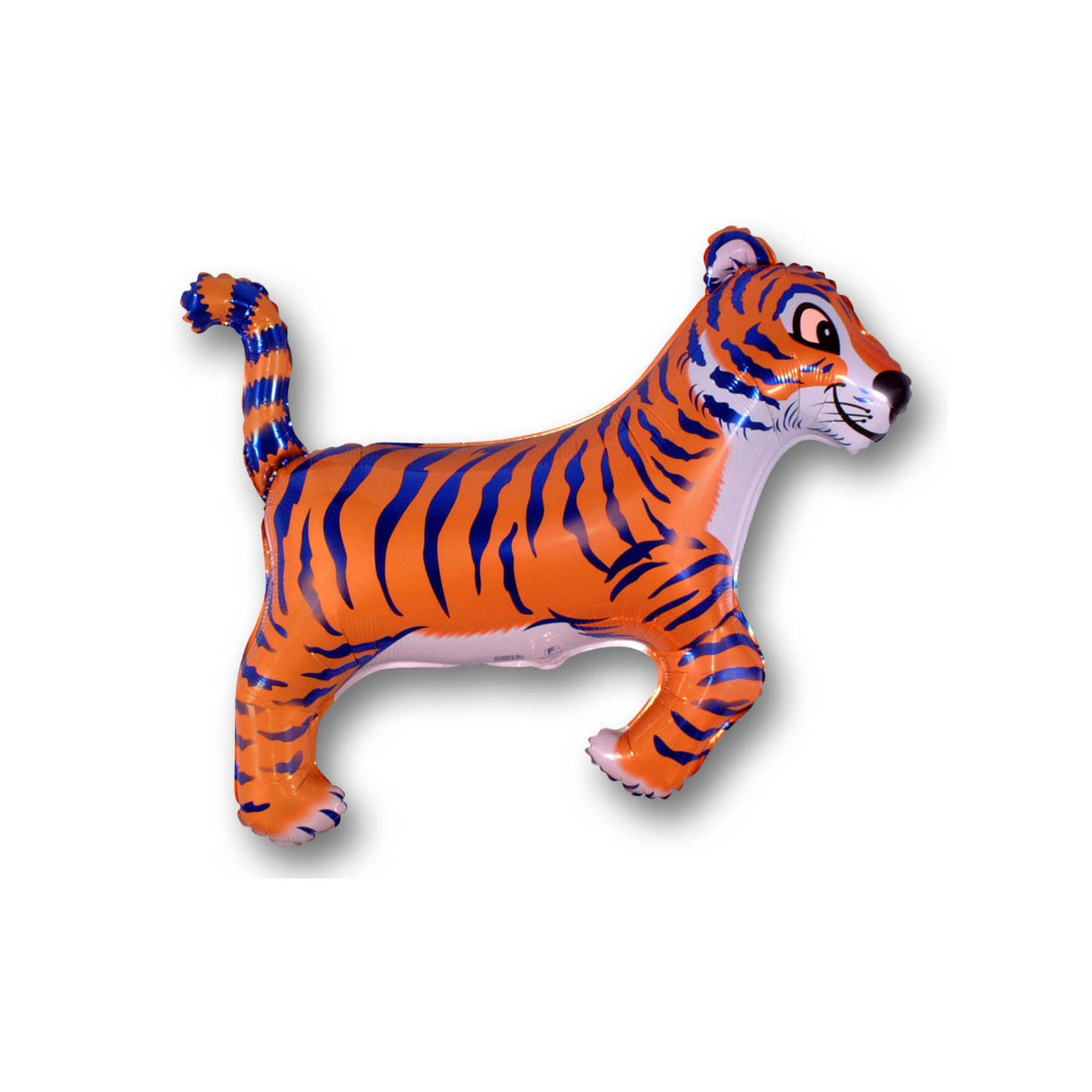 30 Tiger Balloon With Blue Stripes Jungle Party - Etsy UK