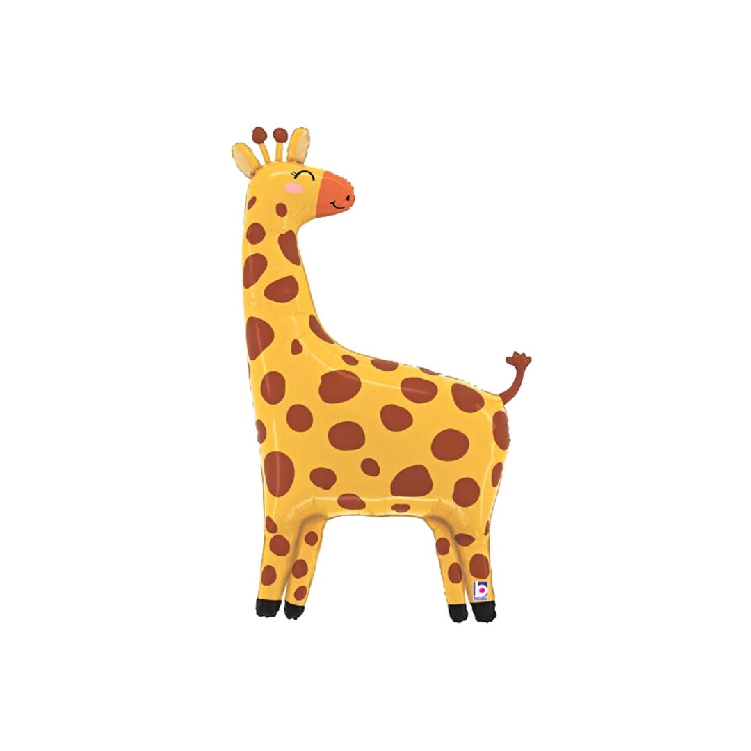 41" Jumbo Foil Giraffe Balloon, Animal Balloons, Safari Party Balloons ...