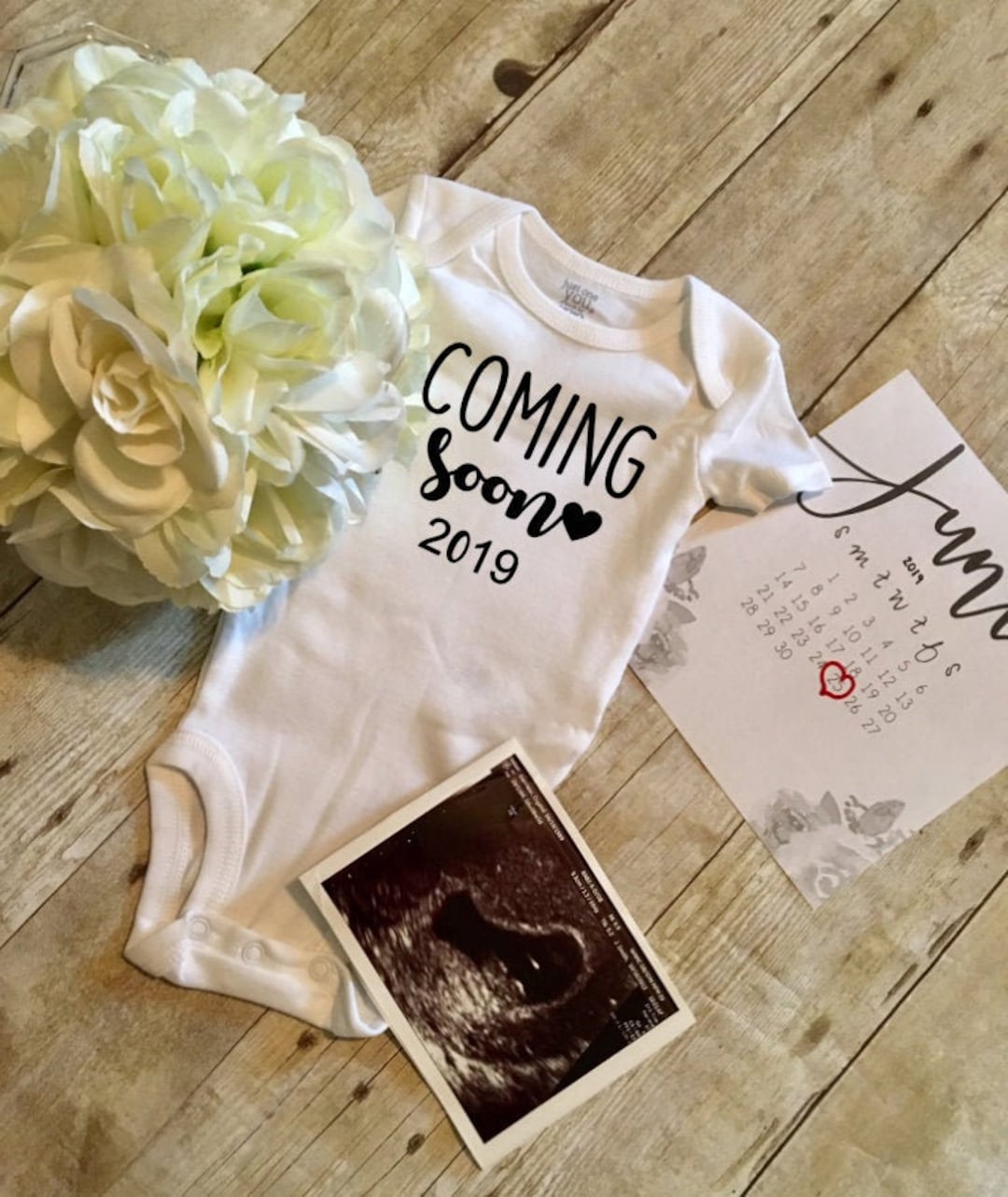 Coming Soon Baby Announcement Pregnancy Annoumcement - Etsy