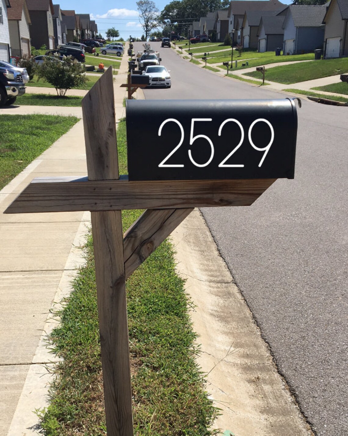 Mailbox Address Number Decals, House Number Decal, Door Number Decal ...