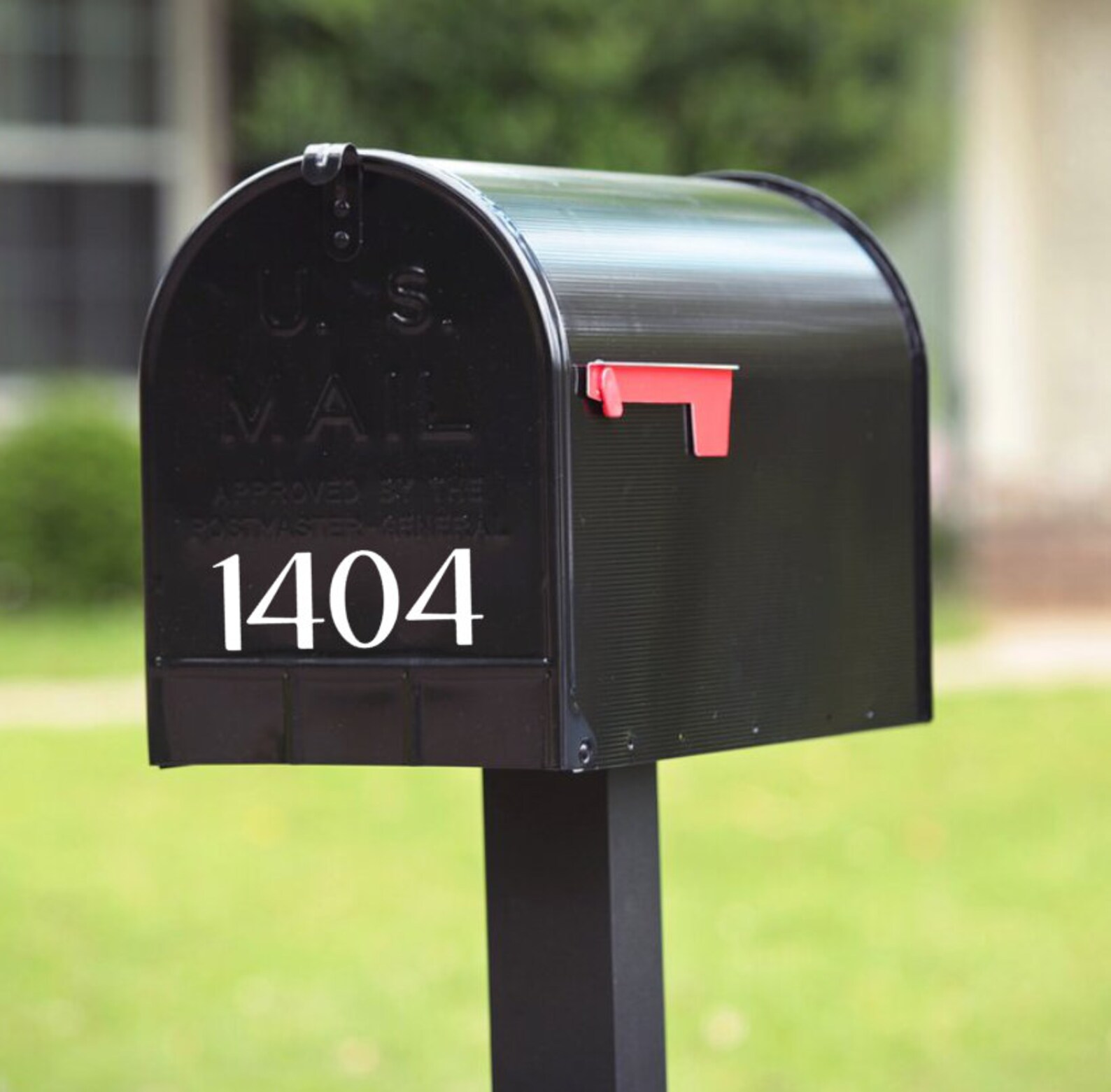 Mailbox Address Number Decals, House Number Decal, Door Number Decal ...