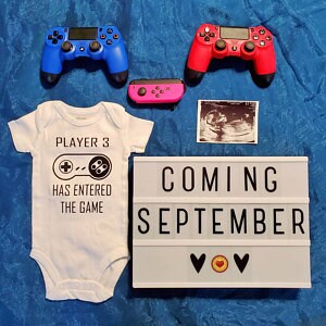 Player 3 Has Entered the Game, Baby Announcement, Pregnancy ...