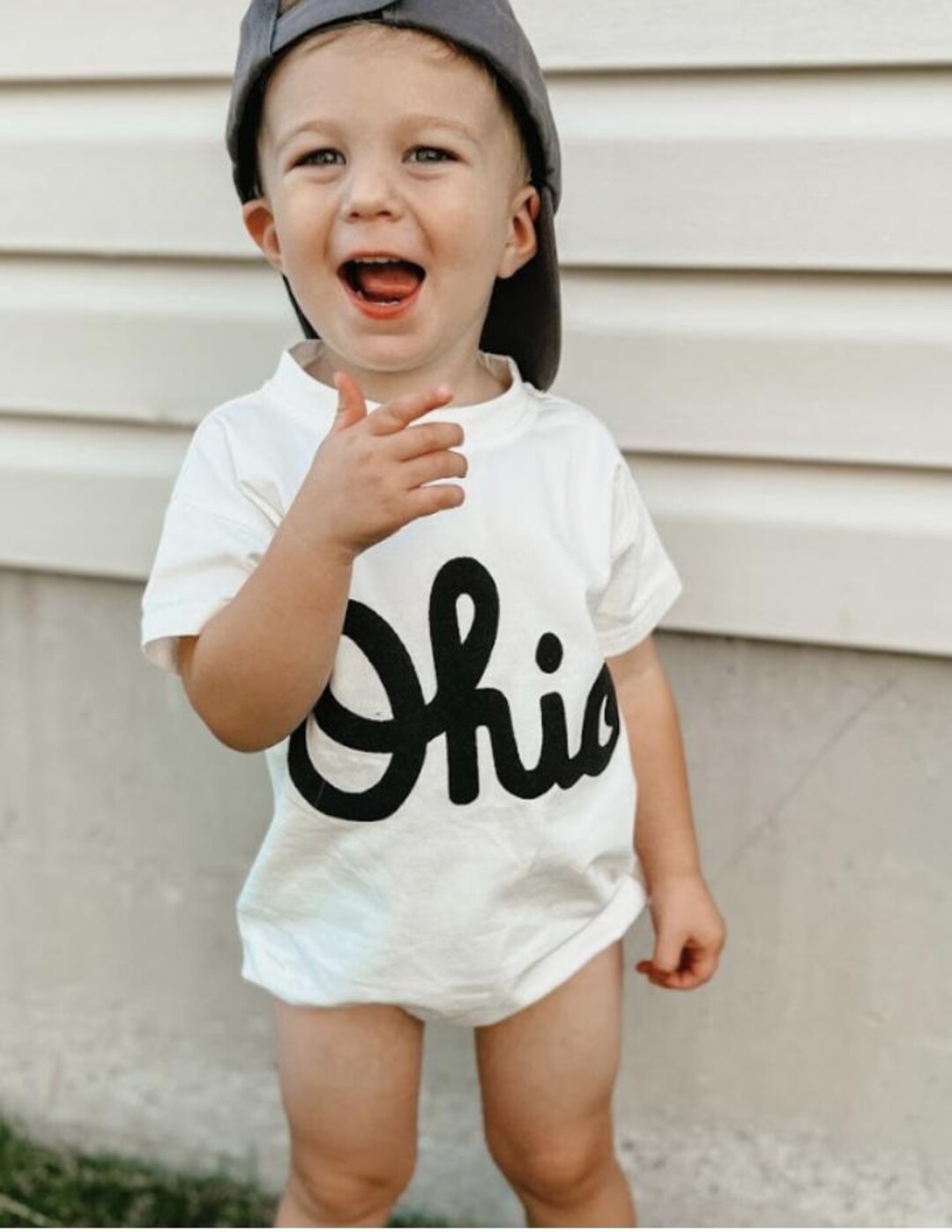 Script Ohio Romper Tee, Ohio State, Buckeye State, Ohio State Toddler ...
