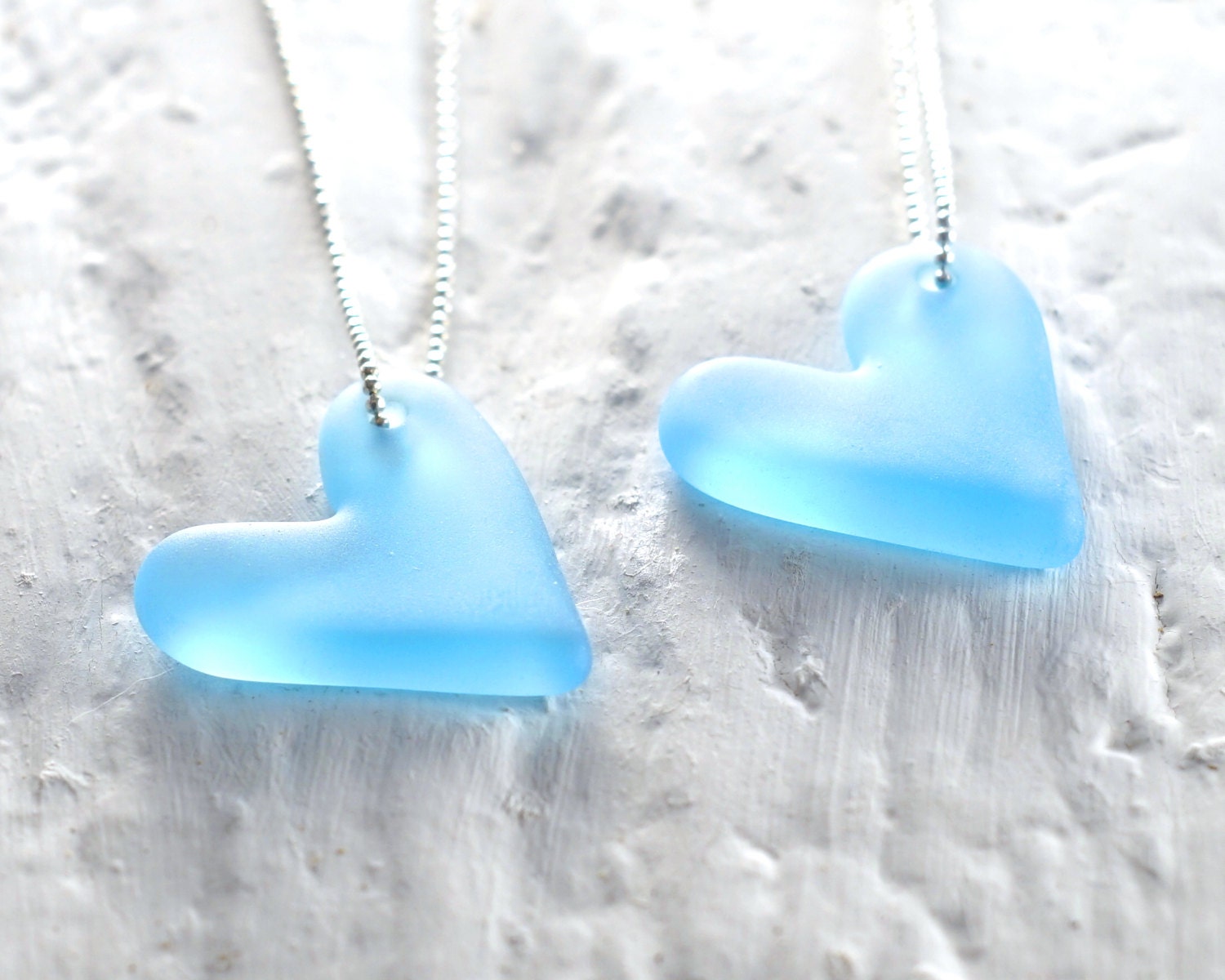 Blue Valentine Gin Bottle Heart - Recycled From Bombay Sapphire Bottle ...