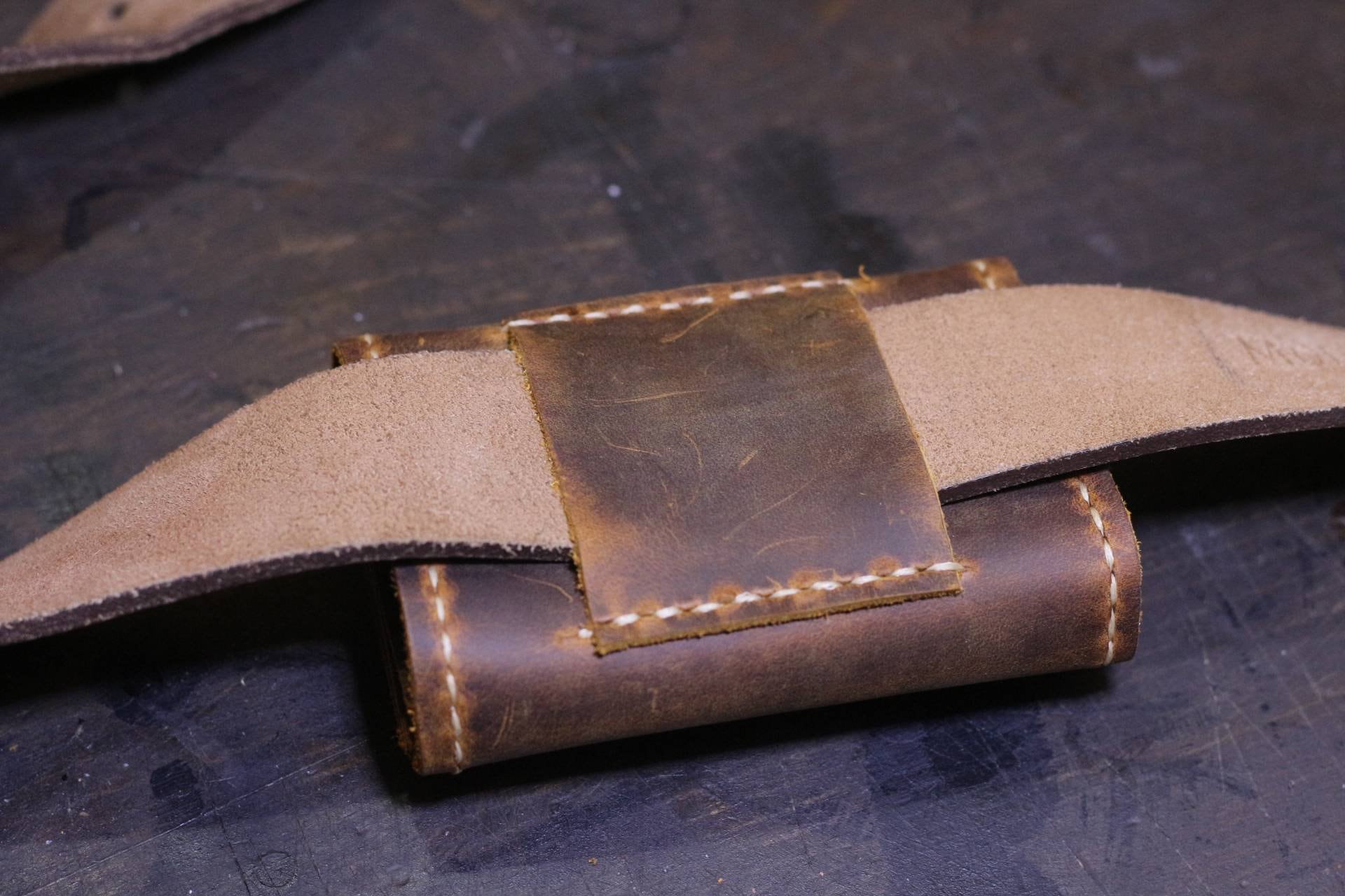 Free Shipping Personalized Waist Wallet Black Brown Cardholder Wallet ...