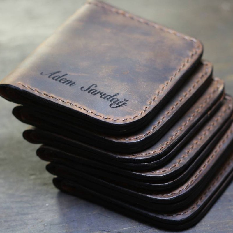 Cow Leather Wallet - Etsy