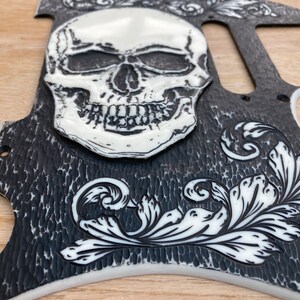 Telecaster Skull Pickguard Custom Made - Etsy