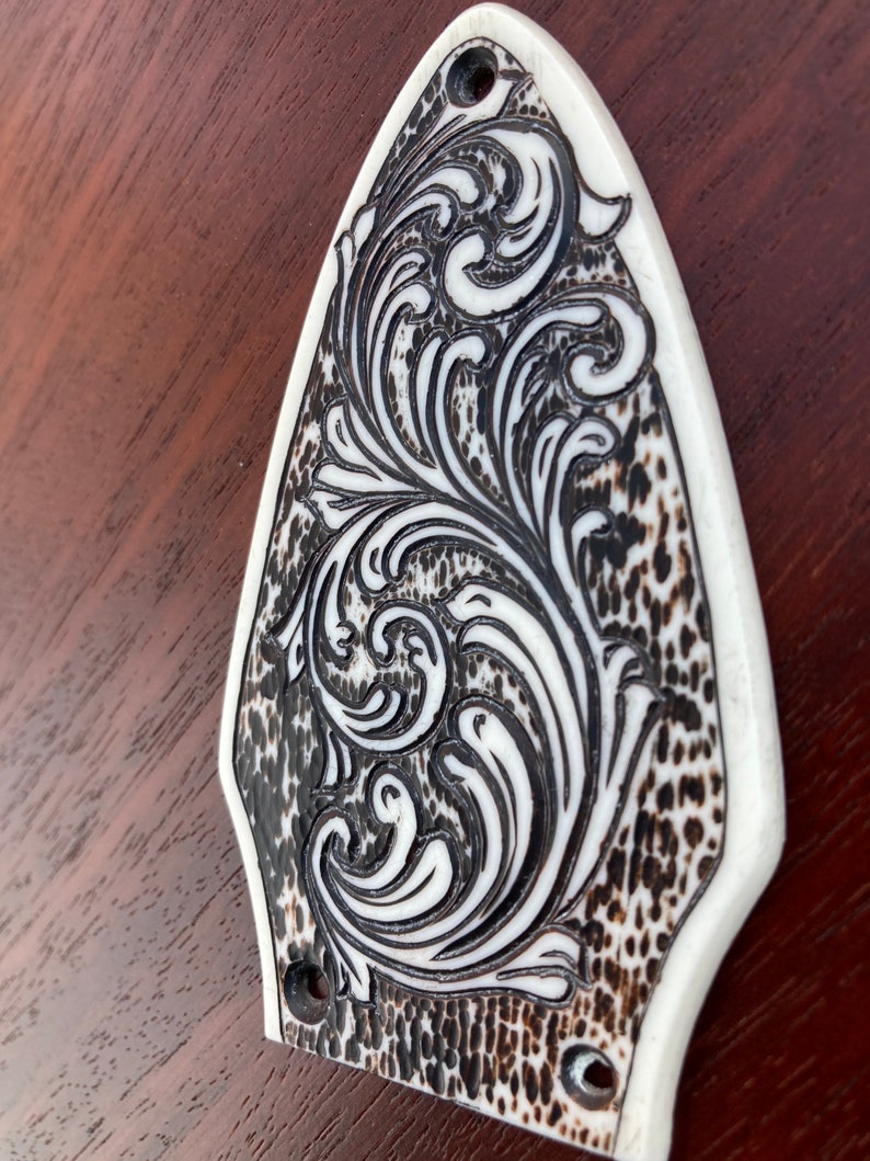 Flying V Truss Rod Cover Hand Engraved Custom Made - Etsy