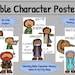 Bible Character Posters and Teaching Aid (matches Bible Character ...