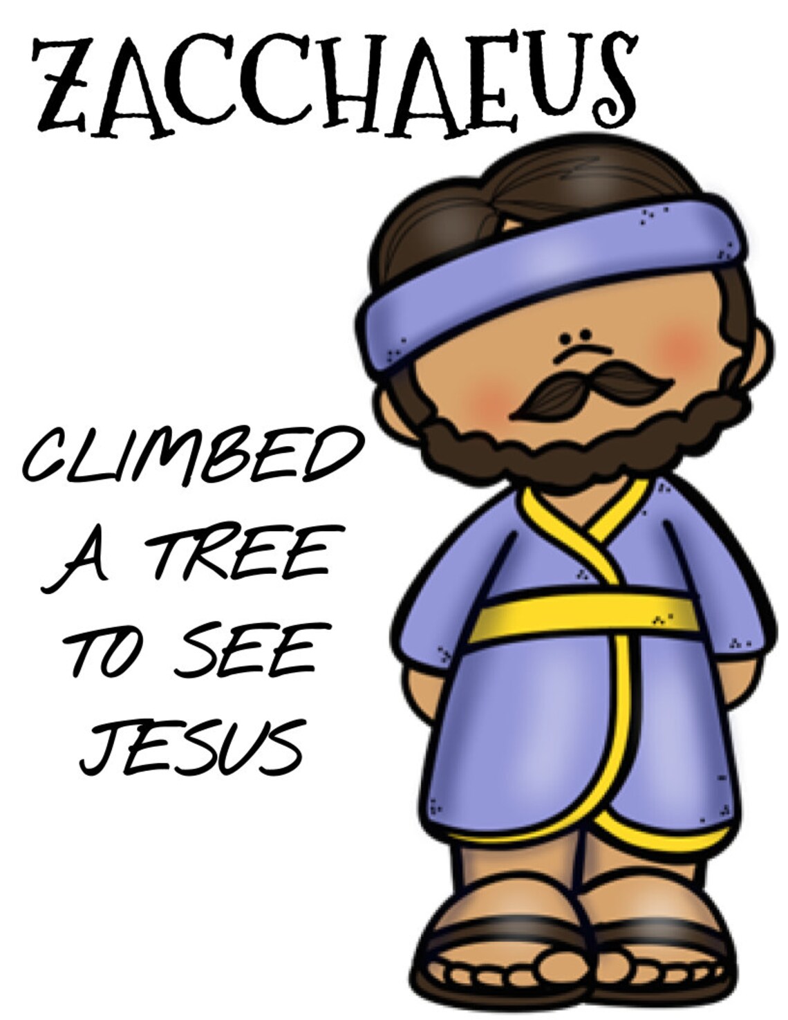 Bible Character Posters and Teaching Aid (matches Bible Character ...