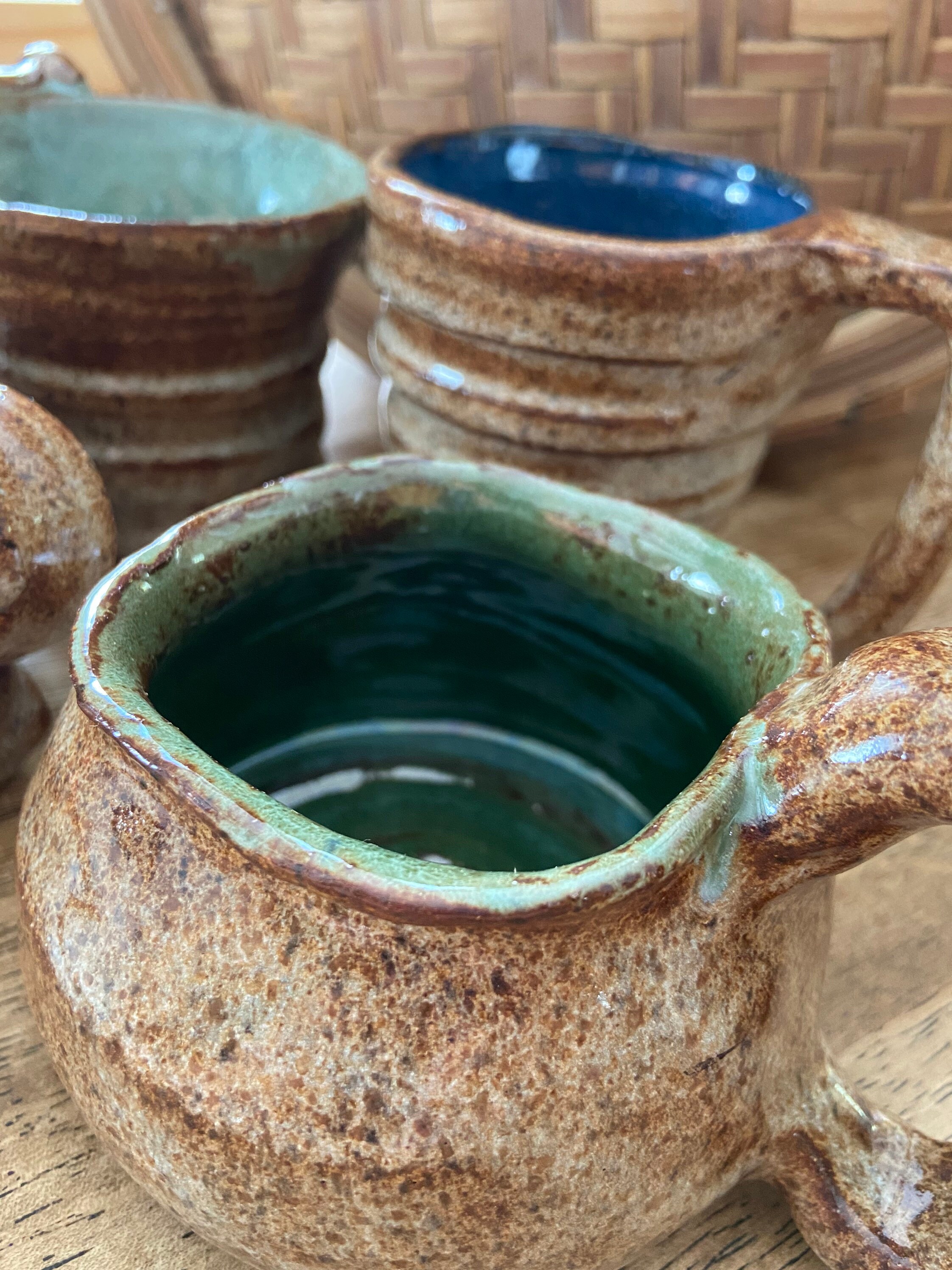 Set of 4 Vintage 90s Handmade Pottery Mugs - Etsy