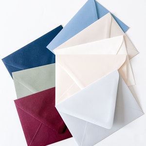 Colored Envelope Upgrade for Wedding Invitations, Save the Dates - Etsy