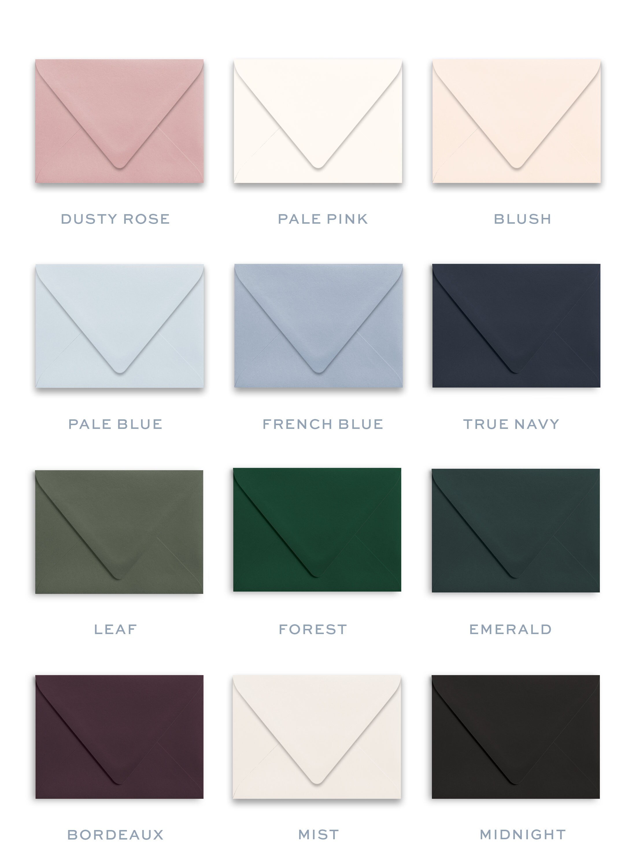 Colored Envelope Upgrade for Wedding Invitations, Save the Dates - Etsy