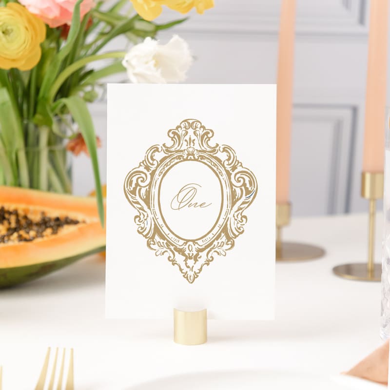 Vintage Table Number - Etsy