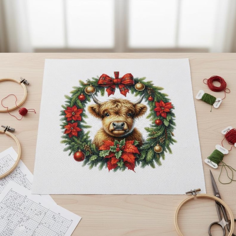 Cross Stitch Tartan Pdf - Etsy