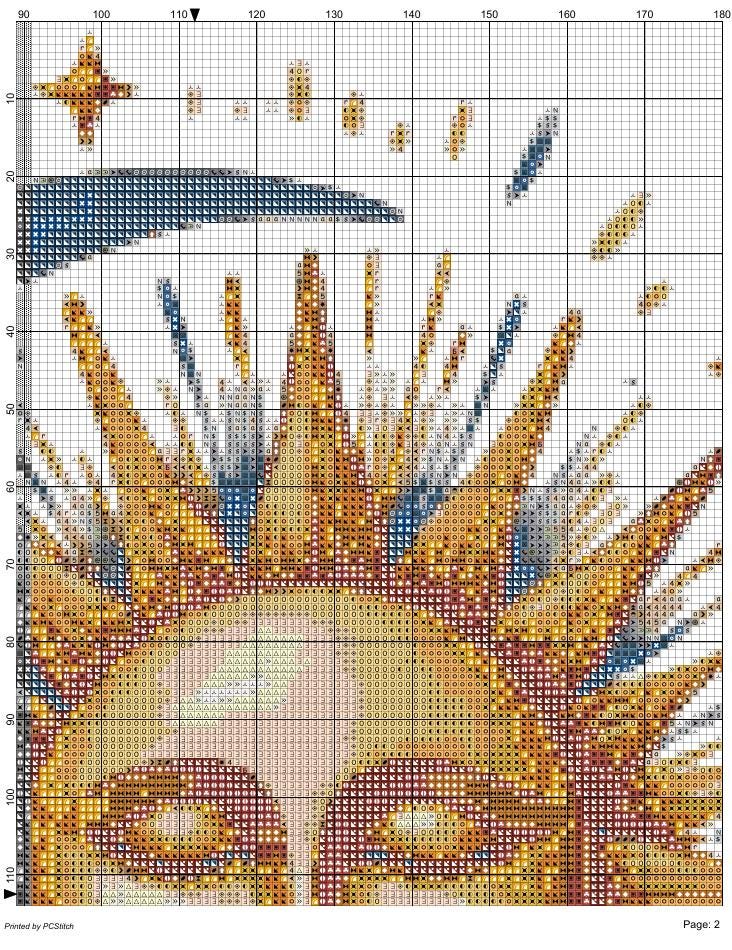 Sun and Moon Cross Stitch Pattern: Celestial Embroidery (pattern Keeper ...