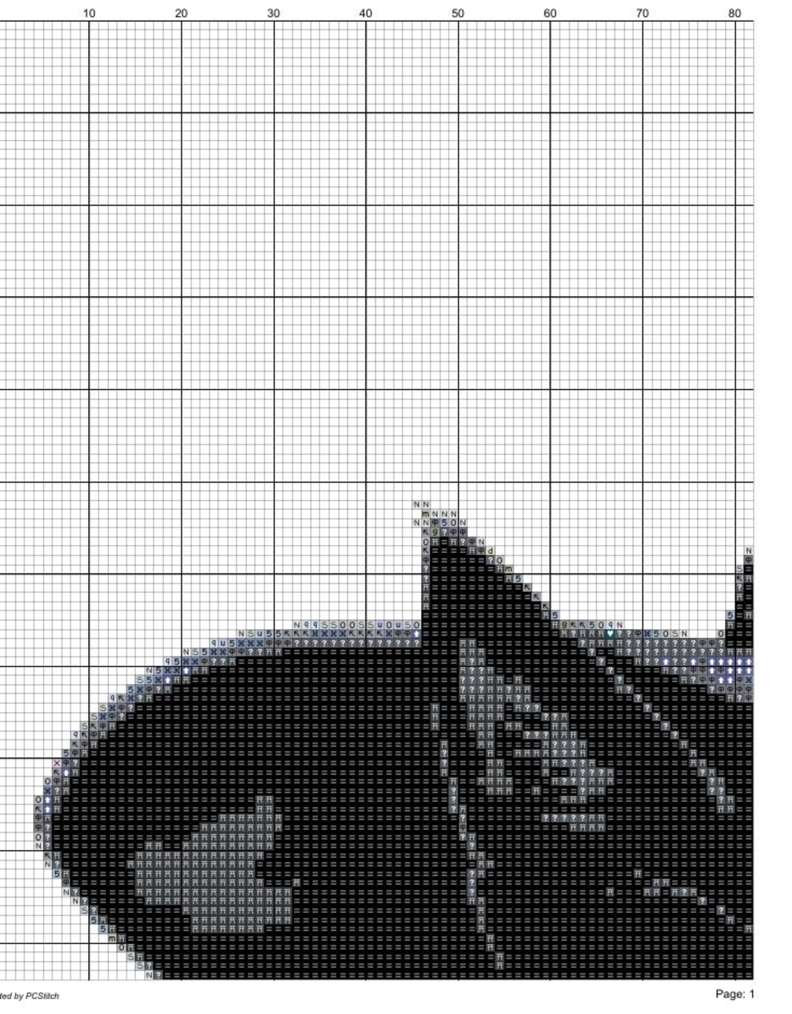 Witch Cat Cross Stitch Pattern: Halloween Black Cat With Books (PDF ...