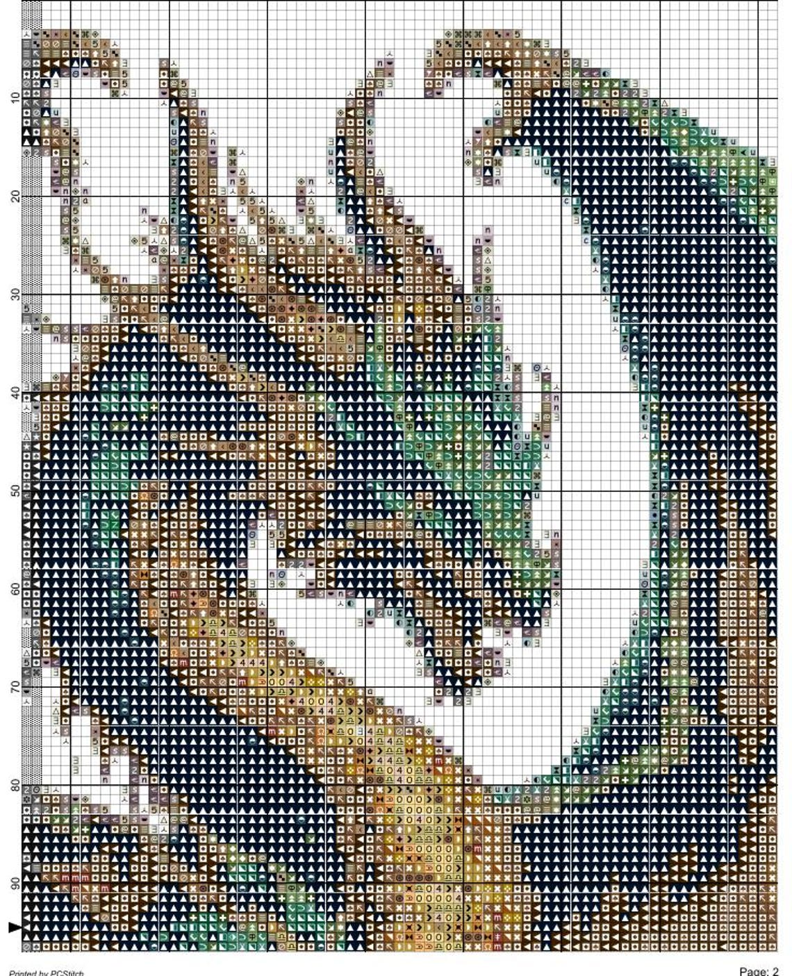 Majestic Dragon - Cross Stitch Pattern (14x14 Inches) - Etsy