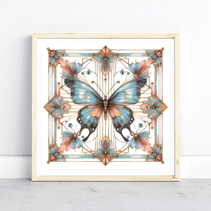 Art Deco Butterfly - Etsy