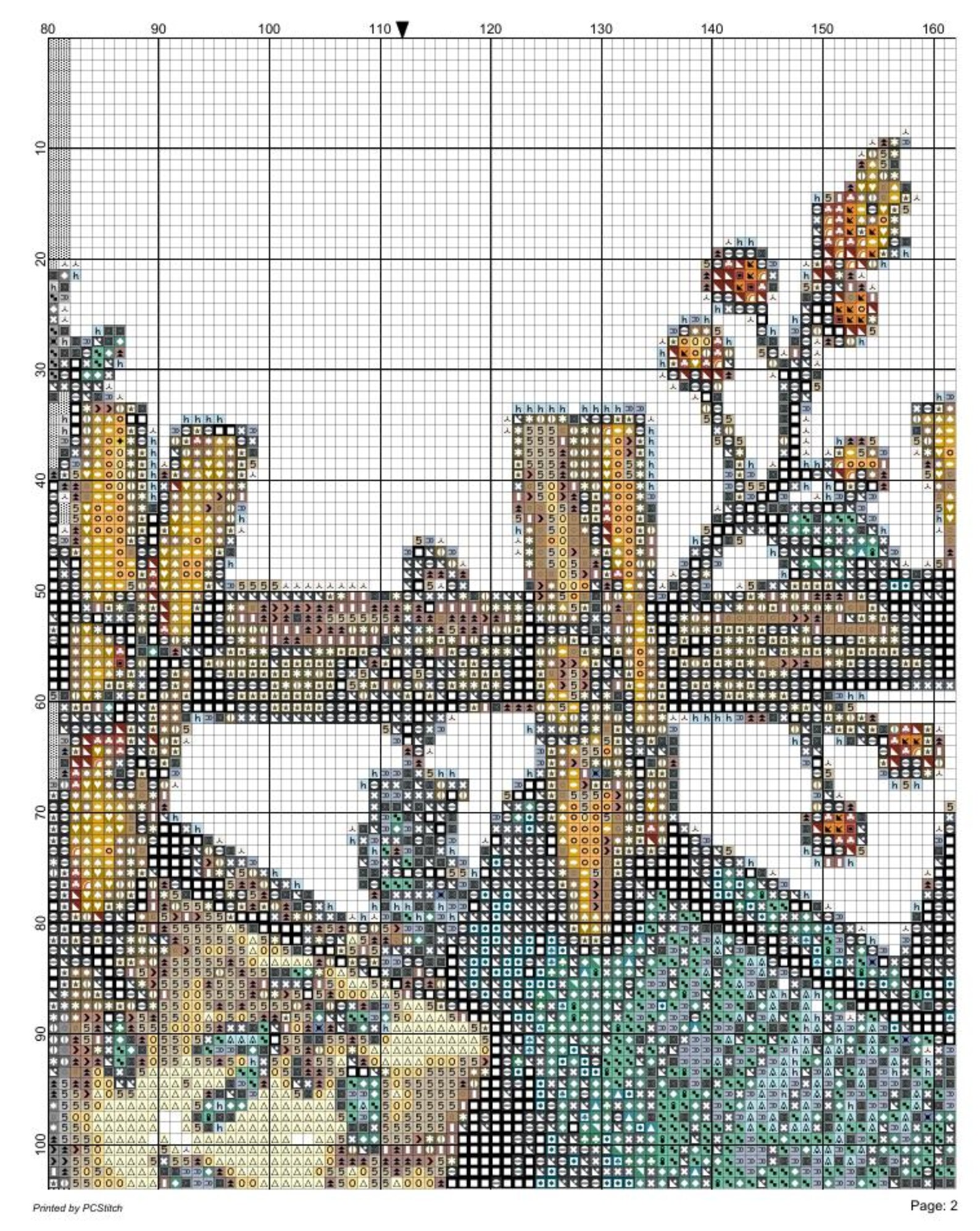 Rustic Christmas Stockings Cross Stitch Pattern, Holiday Needlepoint ...