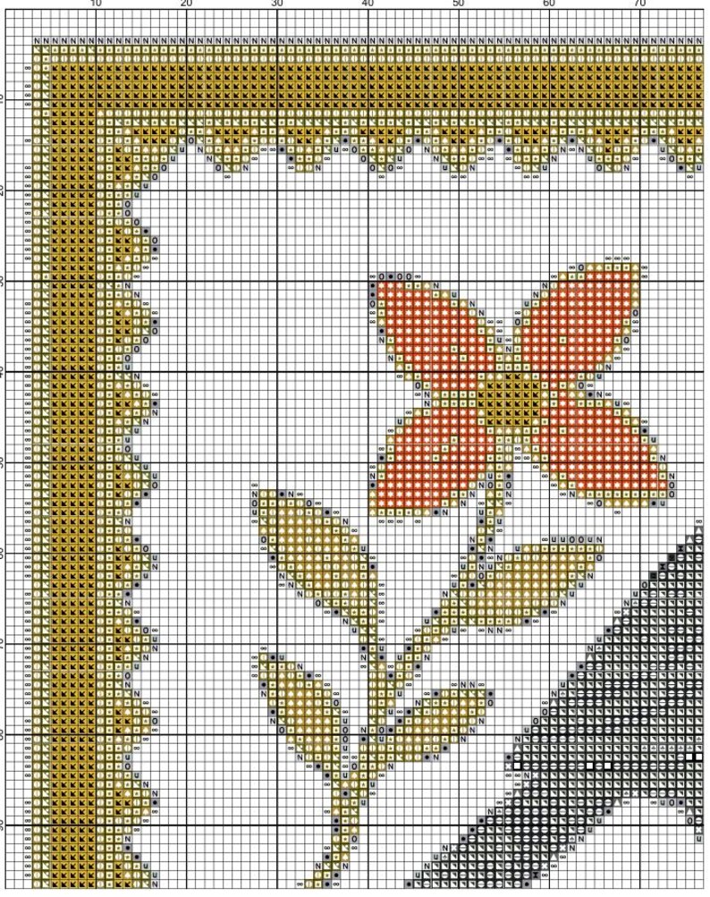 Crow Quaker Sampler Cross Stitch Pattern PDF • Folk Art Crow & Floral ...