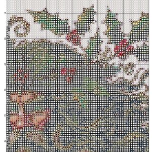 Yule Green Man Counted PDF Cross Stitch Pattern - Etsy