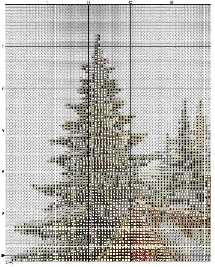Winter Log Cabin Cross Stitch Pattern, Snowy Forest Retreat PDF Chart ...