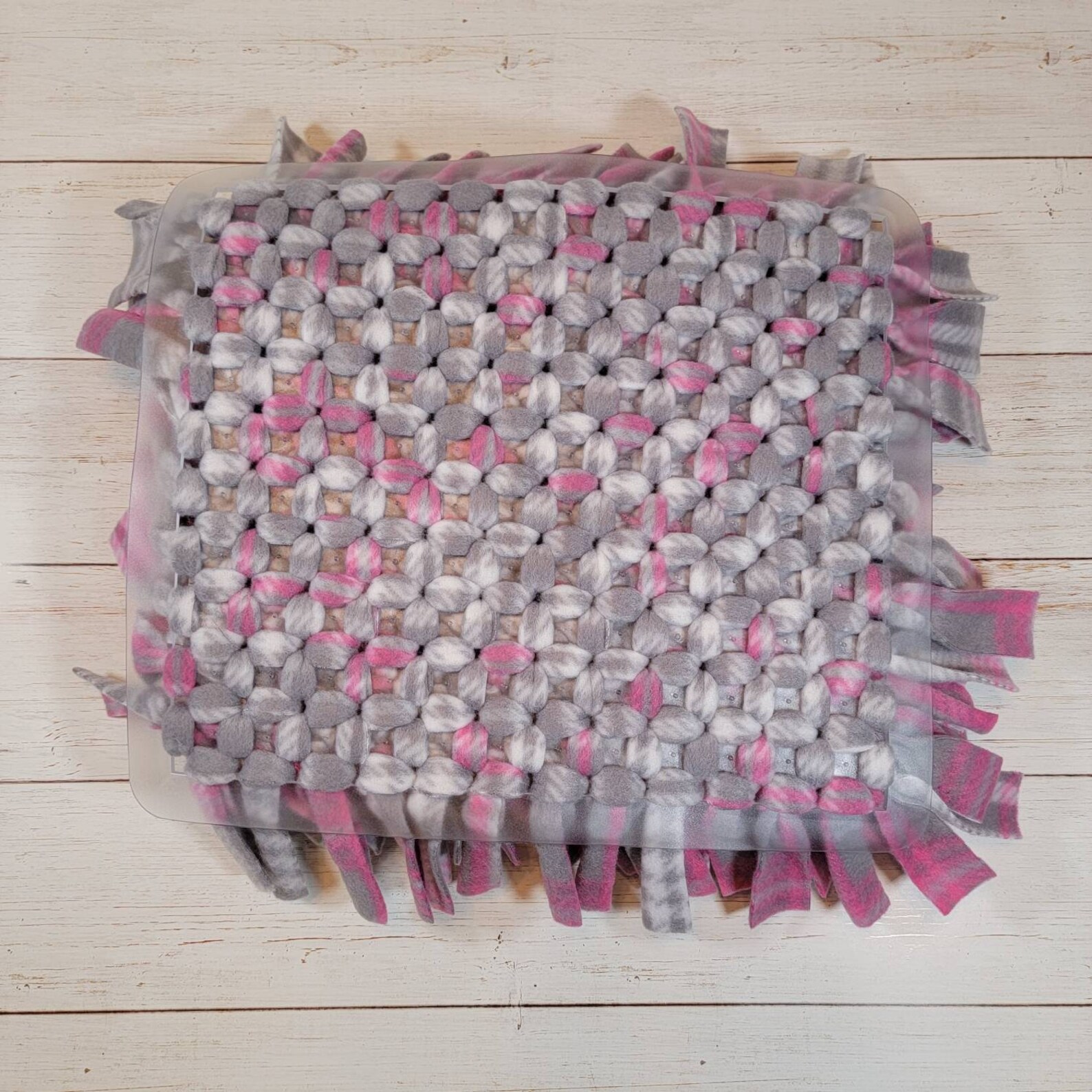 Snuffle Mat /foraging/rooting Treat Mat Pink/gray 11x12 - Etsy