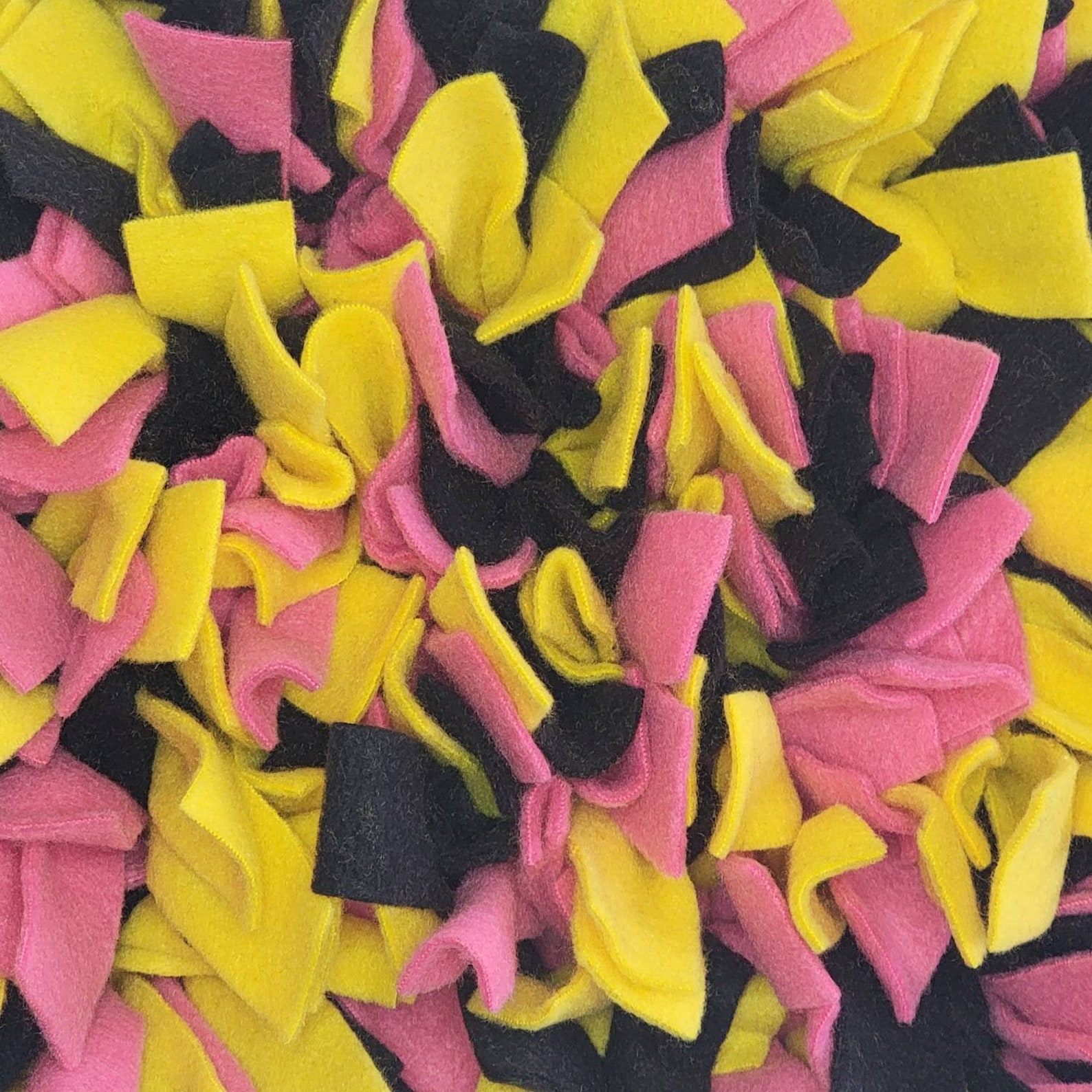 Snuffle Mat /foraging/rooting Treat Mat Pink/yellow/black - Etsy