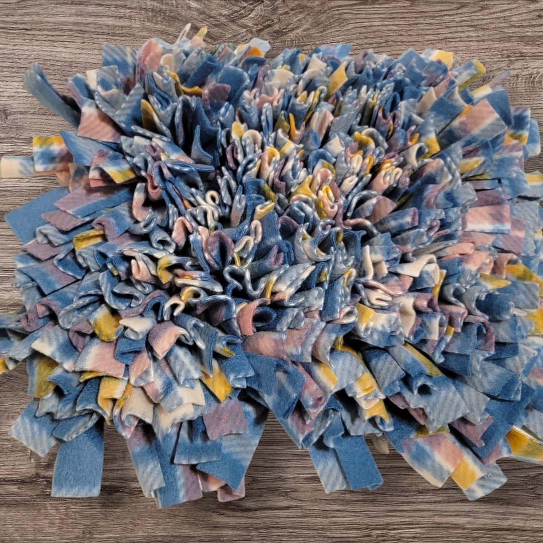 Snuffle Mat /foraging/rooting Treat Mat ~ Blue/ Pink/yellow/white ...