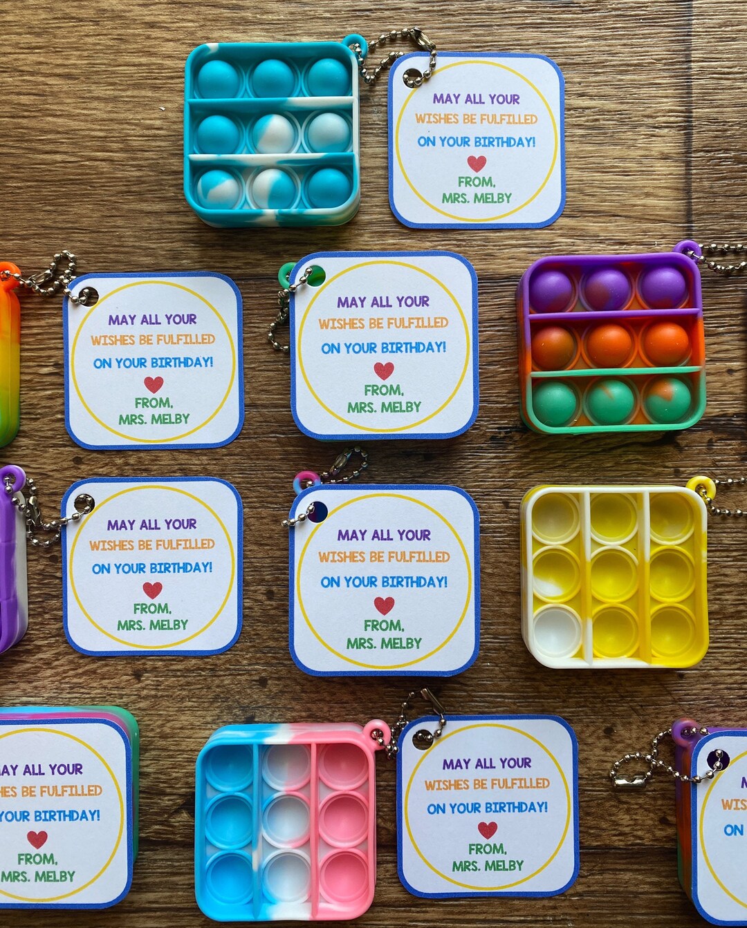 Personalized Pop-its Themed Birthday Gifts for Students - Etsy