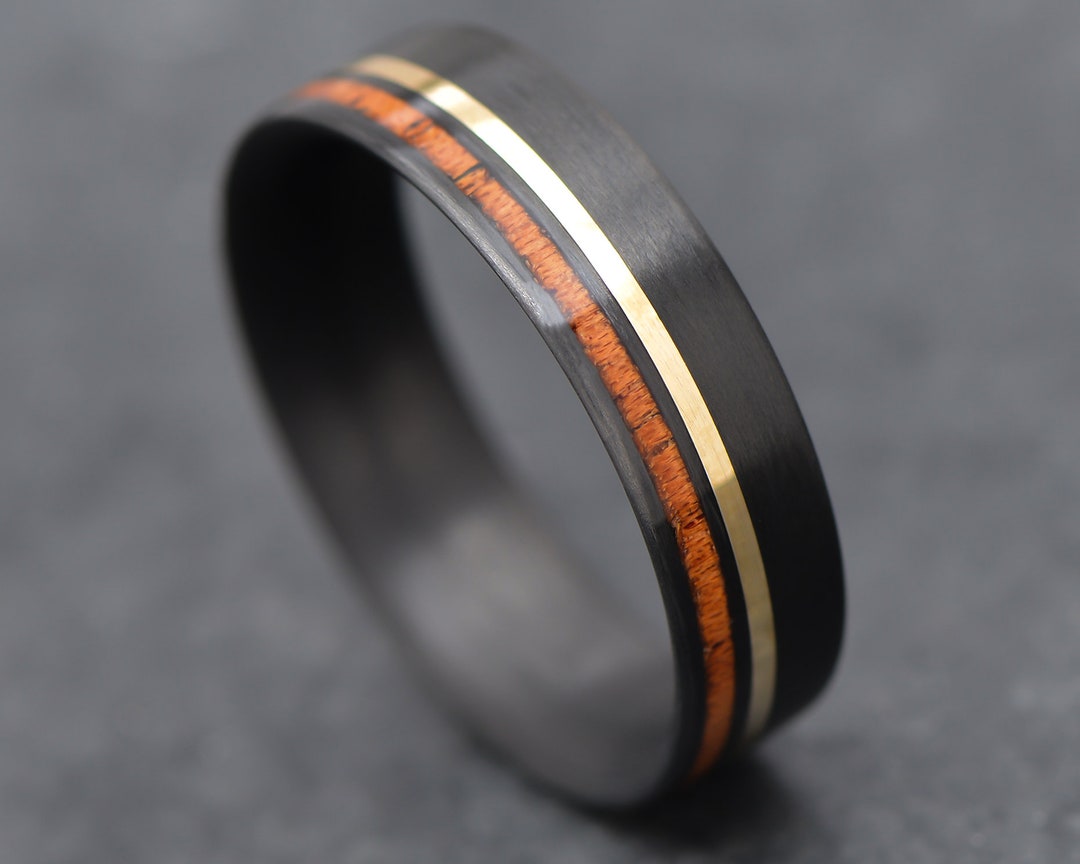 The Innovator | FREE ENGRAVING | Unidirectional Carbon Fiber Ring With ...