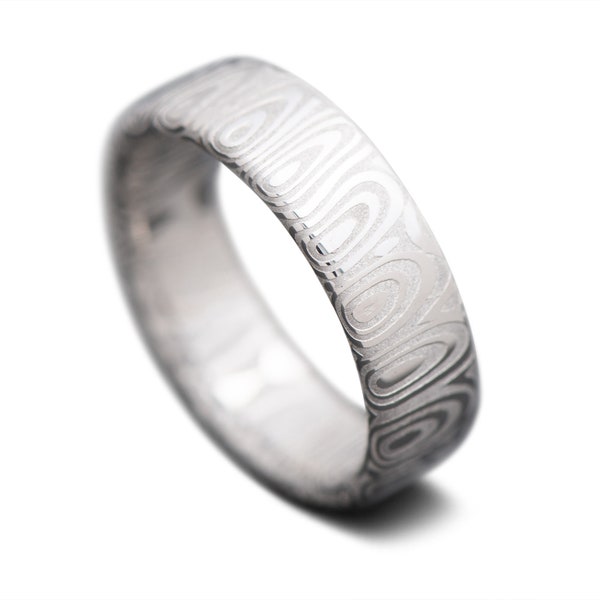 Damascus Ring - Etsy