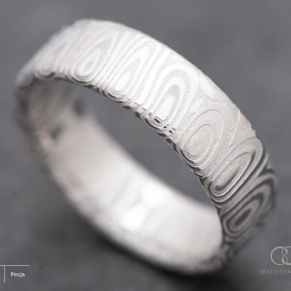 Damascus Ring - Etsy