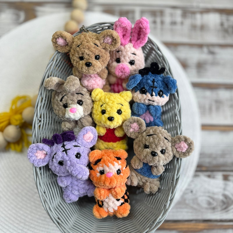 Tigger Keychain Bag Charm - Etsy