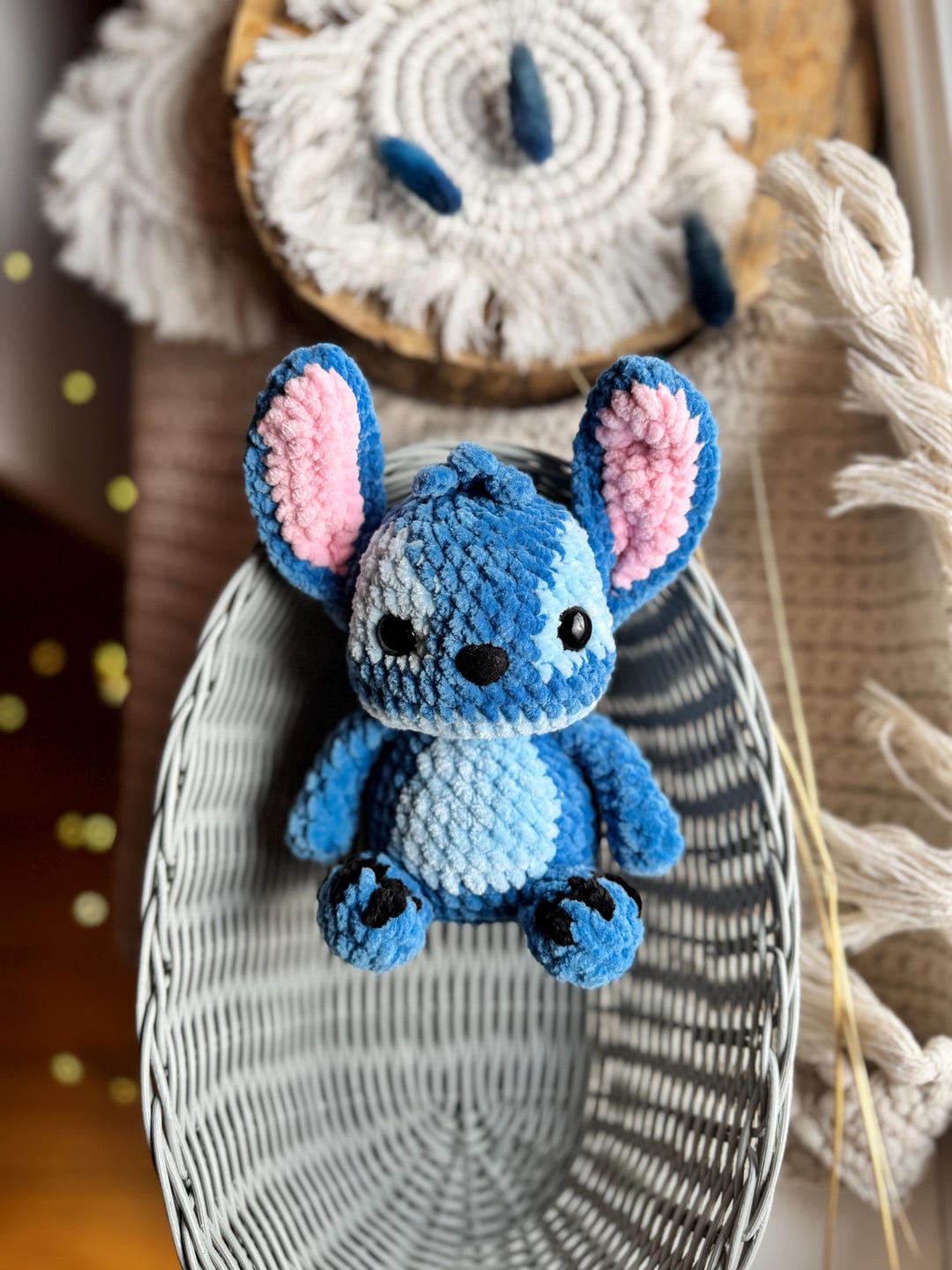 Blue Alien Monster Toy, Plush Toy Blue Monster Amigurumi - Etsy